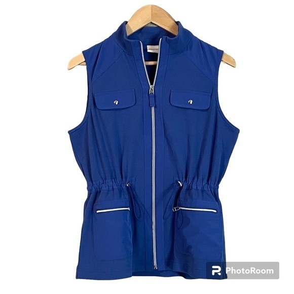 Chico's | Jackets & Coats | Zenergy By Chicos Sleeveless Royal Blue ...